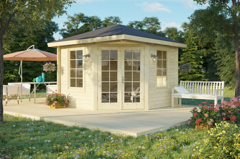 Pavillon aus Holz kaufen | Holzpavillon Bausatz bestellen