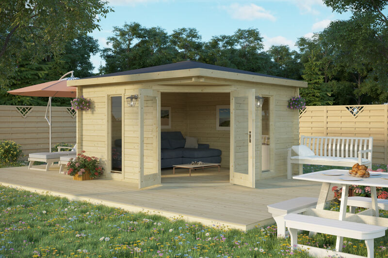 Pavillon aus Holz kaufen | Holzpavillon Bausatz bestellen